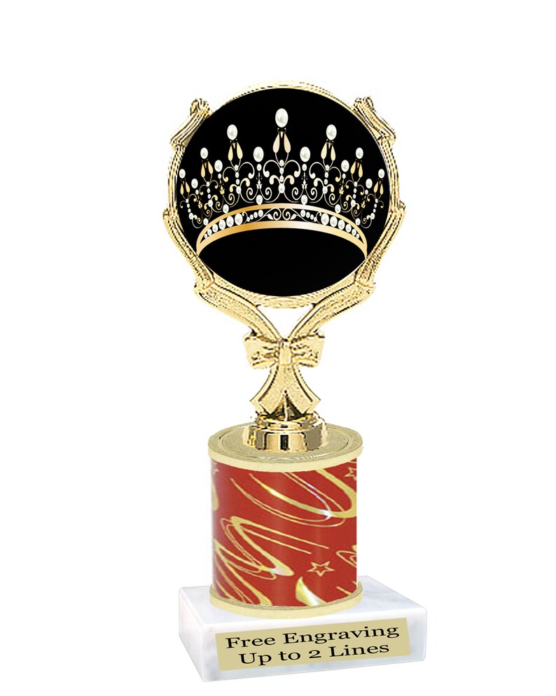Crown Theme Trophy. Cute Trophy for Any Pageants Contests | Etsy