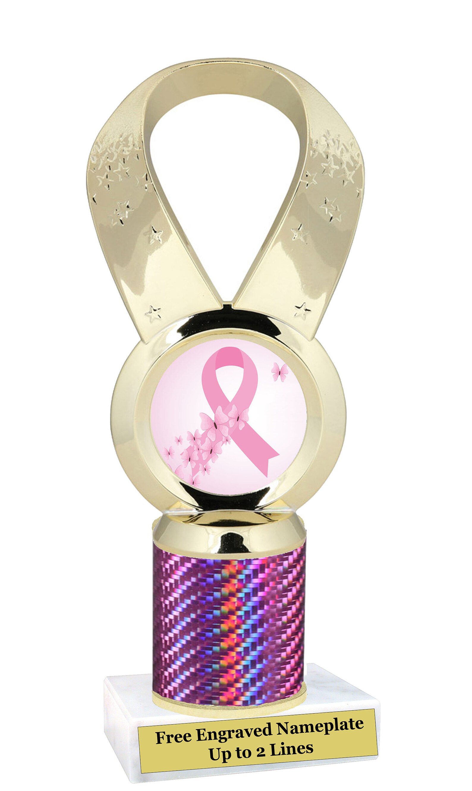 Awareness Theme Trophy. Great Trophy for Any Event, Competition, Party ...