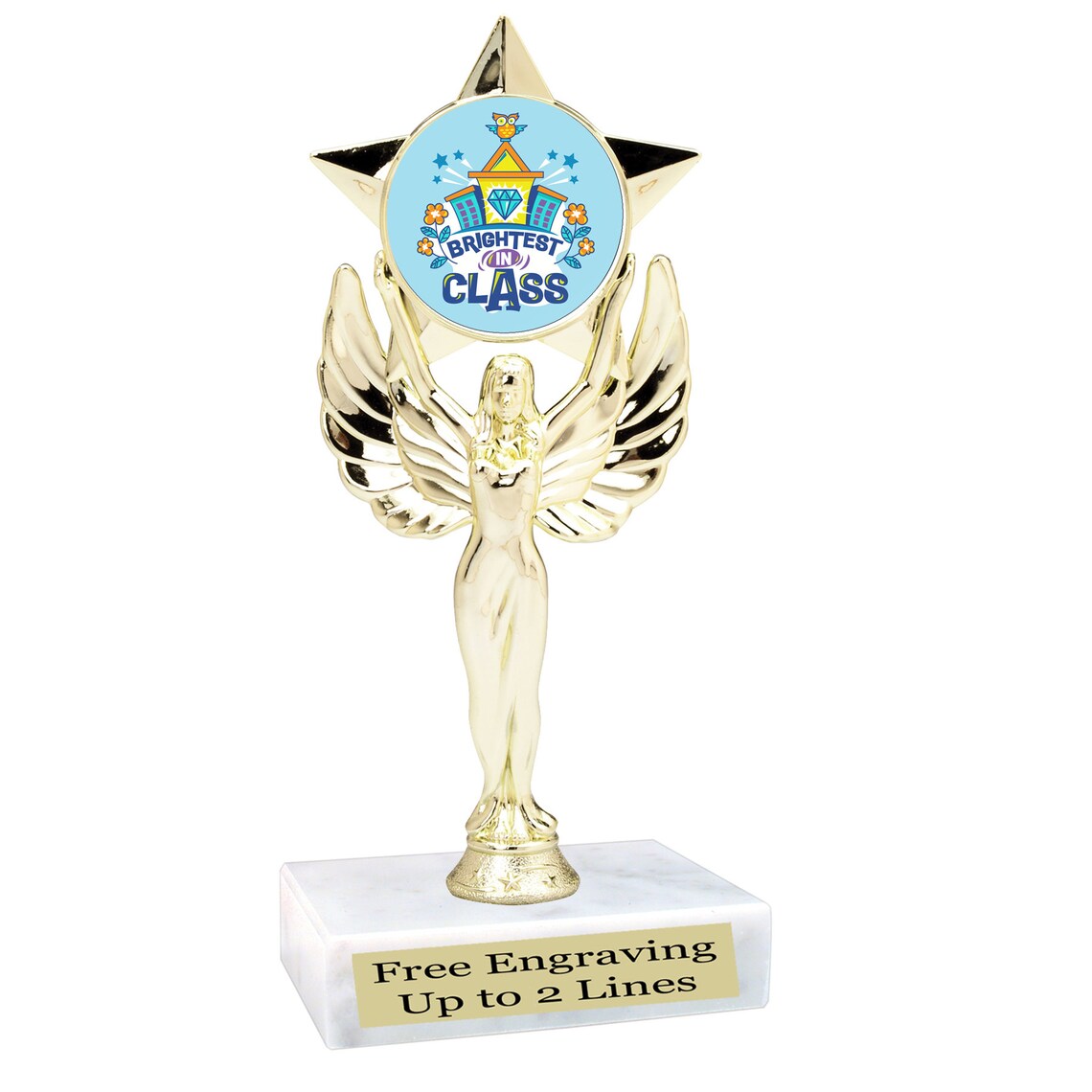 Brightest in Class Trophy. Great Trophy for Encouraging Your - Etsy