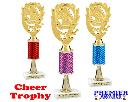 Cheer Dance Trophy. Great for Cheer Squads Schools Rec | Etsy