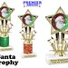 Santa Trophy. Great Trophy for Your Holiday Events, Pageants, Contests ...