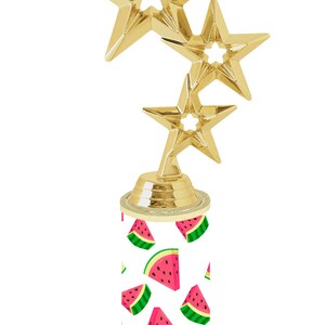Watermelon Theme Trophy With Choice of Figure. Great for Your Eating ...