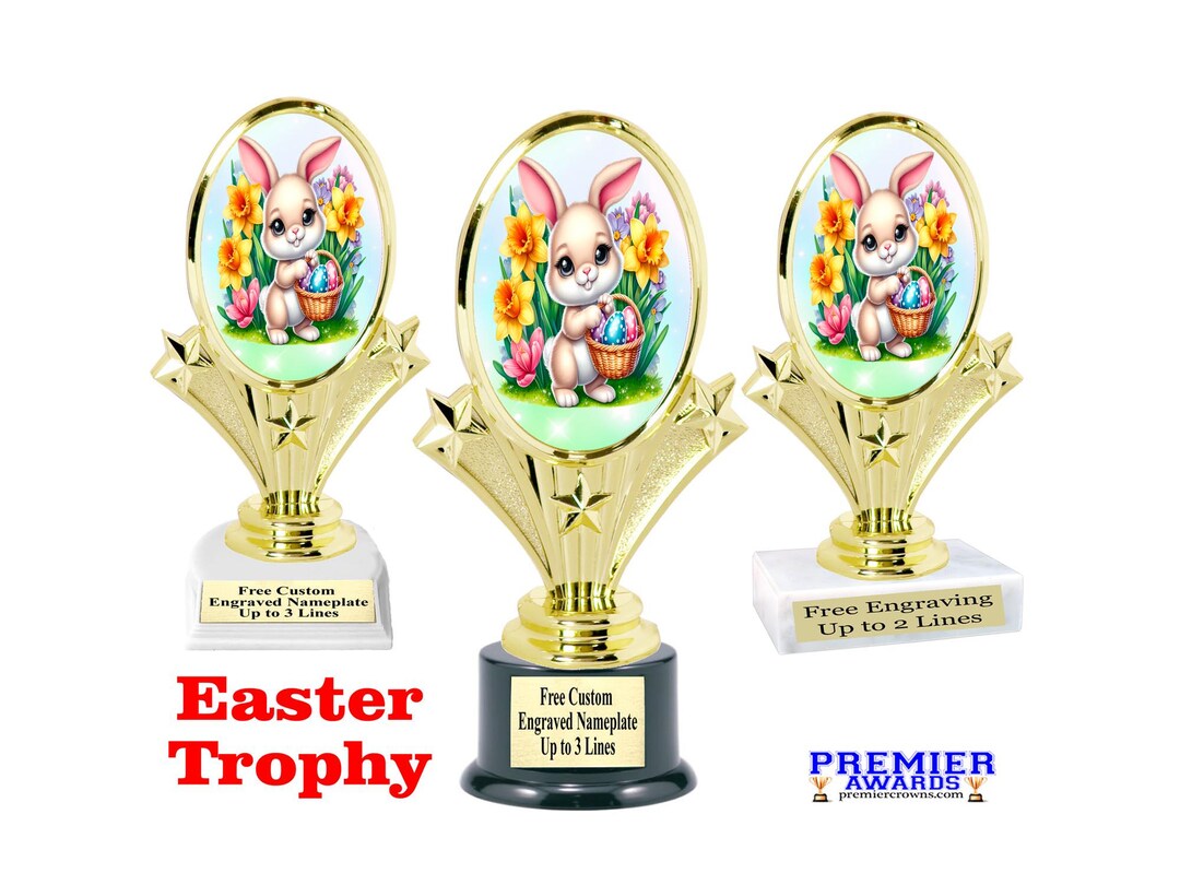 Easter Themed Trophy. Great for Easter Egg Hunts, Egg Decorating ...