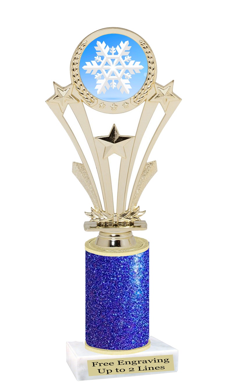 Snowflake Theme Trophy. Great for All of Our Holiday Events, Contests ...