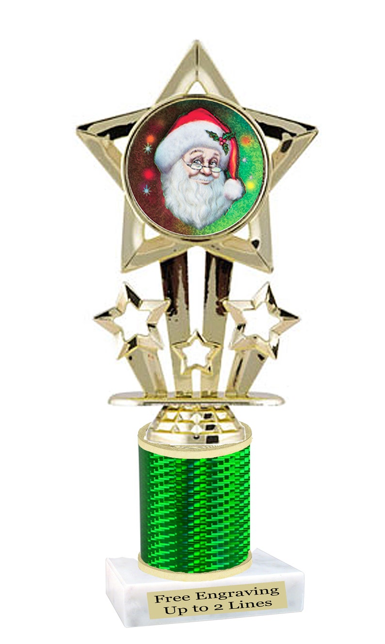 Santa Trophy. Great Trophy for Your Holiday Events Pageants - Etsy