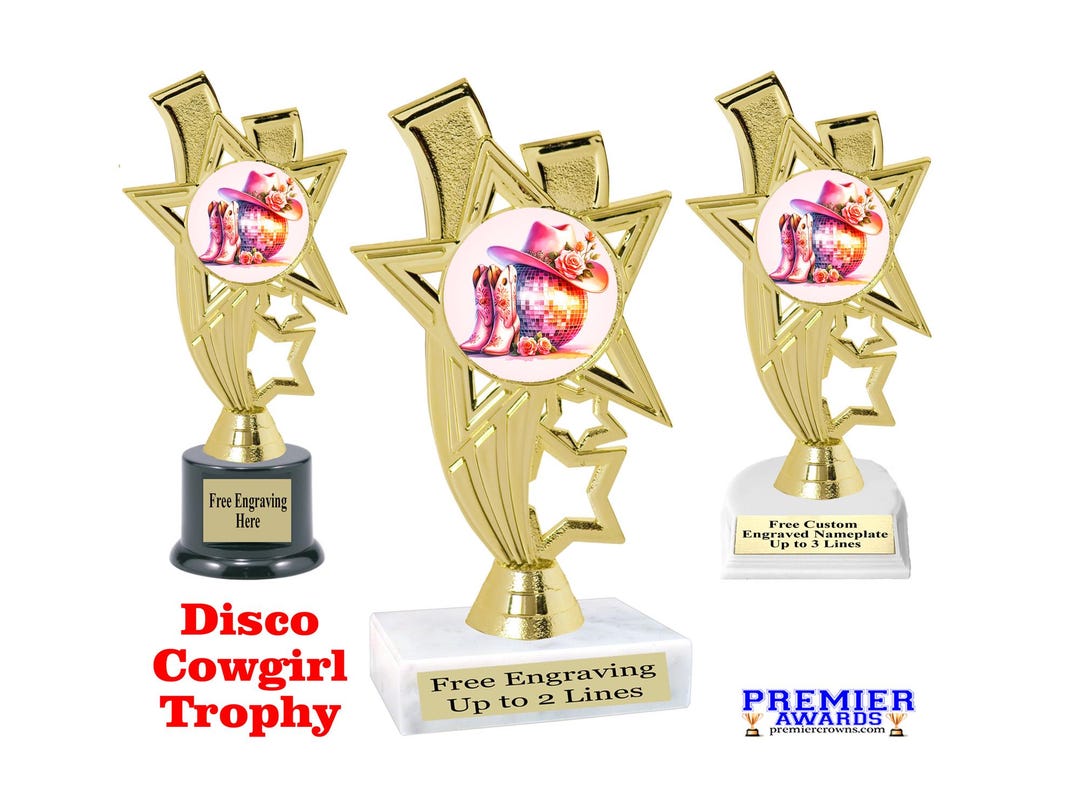Cowgirl Disco Trophy. Great Trophy for Dance, Recitals, Competitions ...