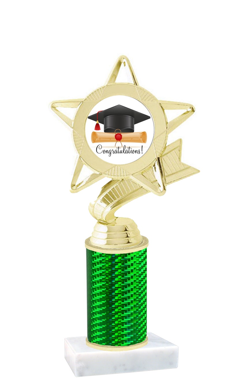 Graduation Theme Trophy. Great Award to Celebrate Their | Etsy