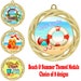 Gold Medal With Summer Theme Insert. Includes Free Neck Ribbon - Etsy