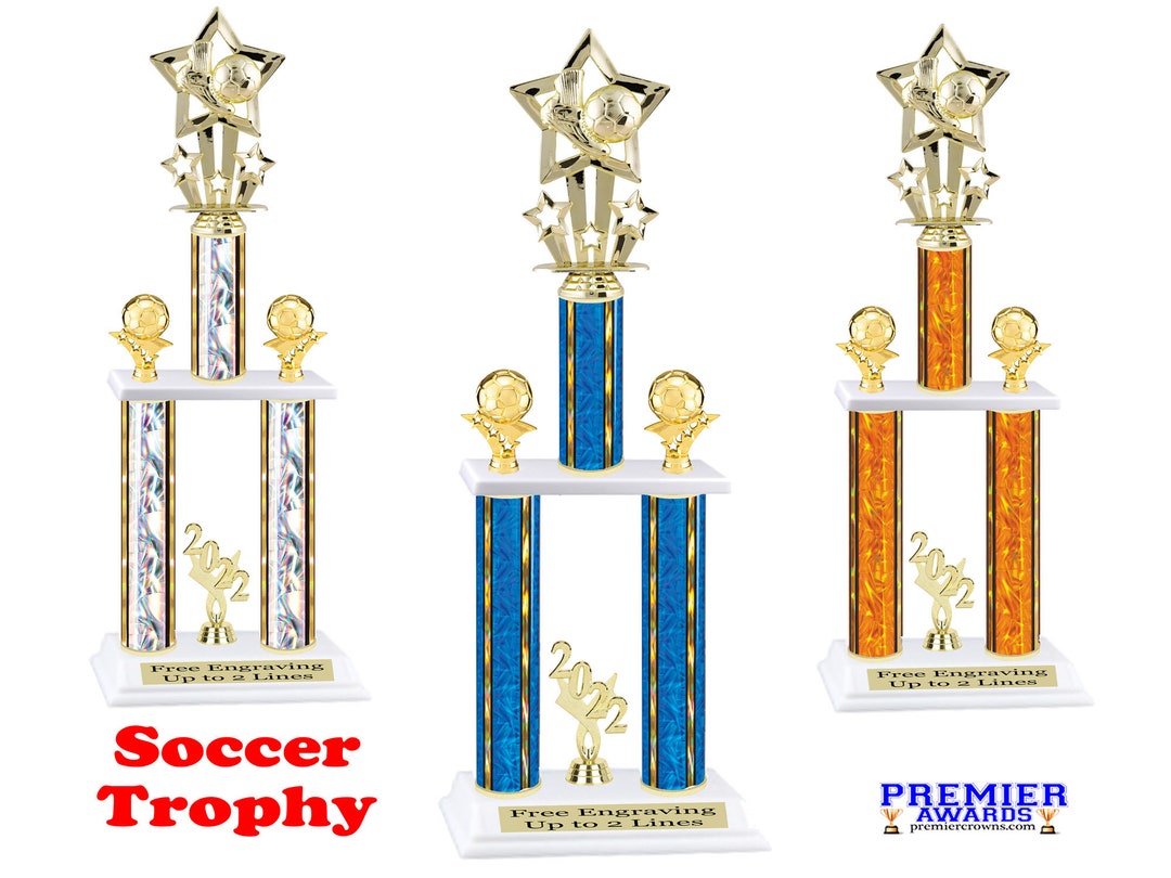 Soccer Star Trophy. Current Year. Great Trophy for Your Soccer Team ...