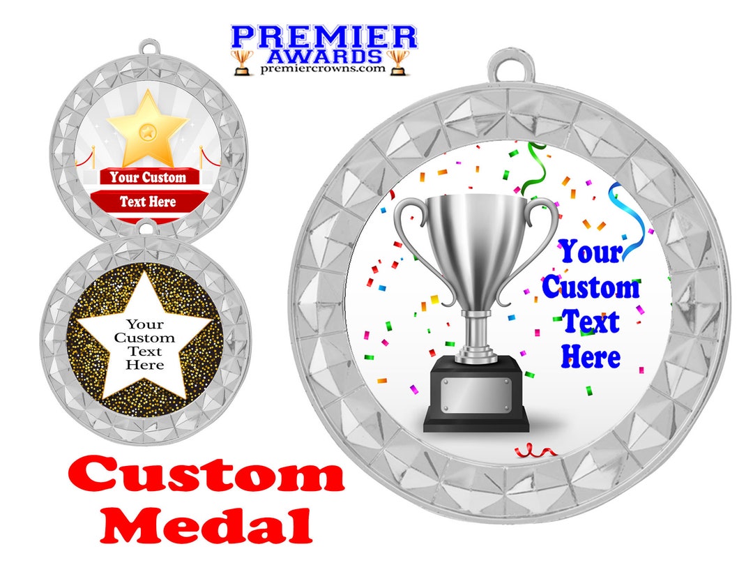 Custom Medal. Great Medal for Any Event, Pageant, Competition, Party ...