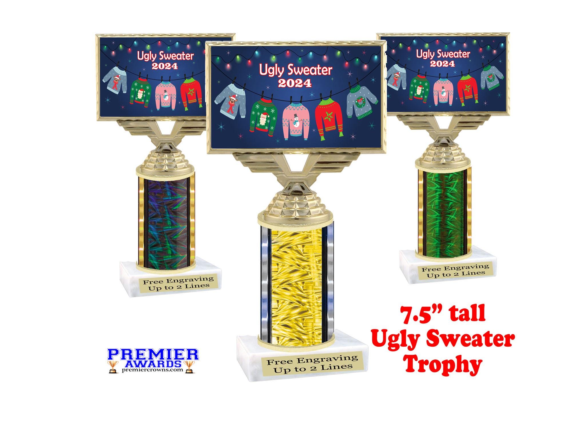 Ugly Sweater Trophy. Great for Your Family, Office, Church or ...