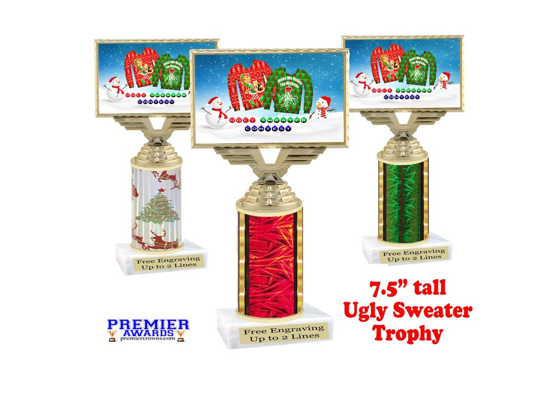 Ugly Sweater Trophy. Great for Your Family, Office, Church or ...
