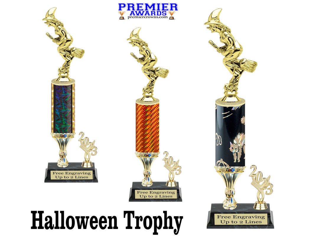 Halloween Theme Trophy for Your Costume Contests Pumpkin - Etsy