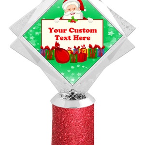 Custom Holiday Trophy. Great Trophy for Your Holiday Events, Pageants ...