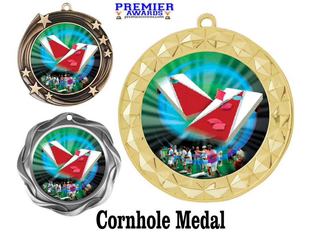 Cornhole Medal. Great Medal for Leagues, Schools, Teams, Neighborhood ...