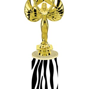 Animal Print Trophy With Choice of Figure. Numerous Trophy Heights ...