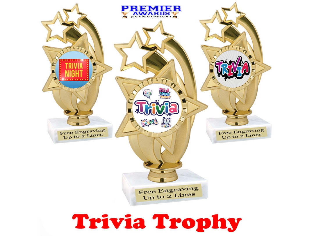 Trivia Trophy. Great Trophy for Your Next Family Game Night And/or ...