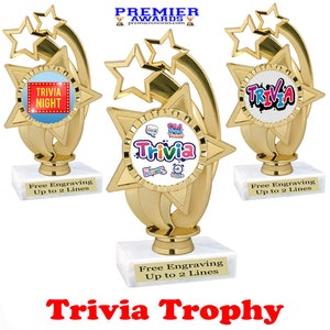 Trivia Trophy. Great Trophy for Your Next Family Game Night And/or ...