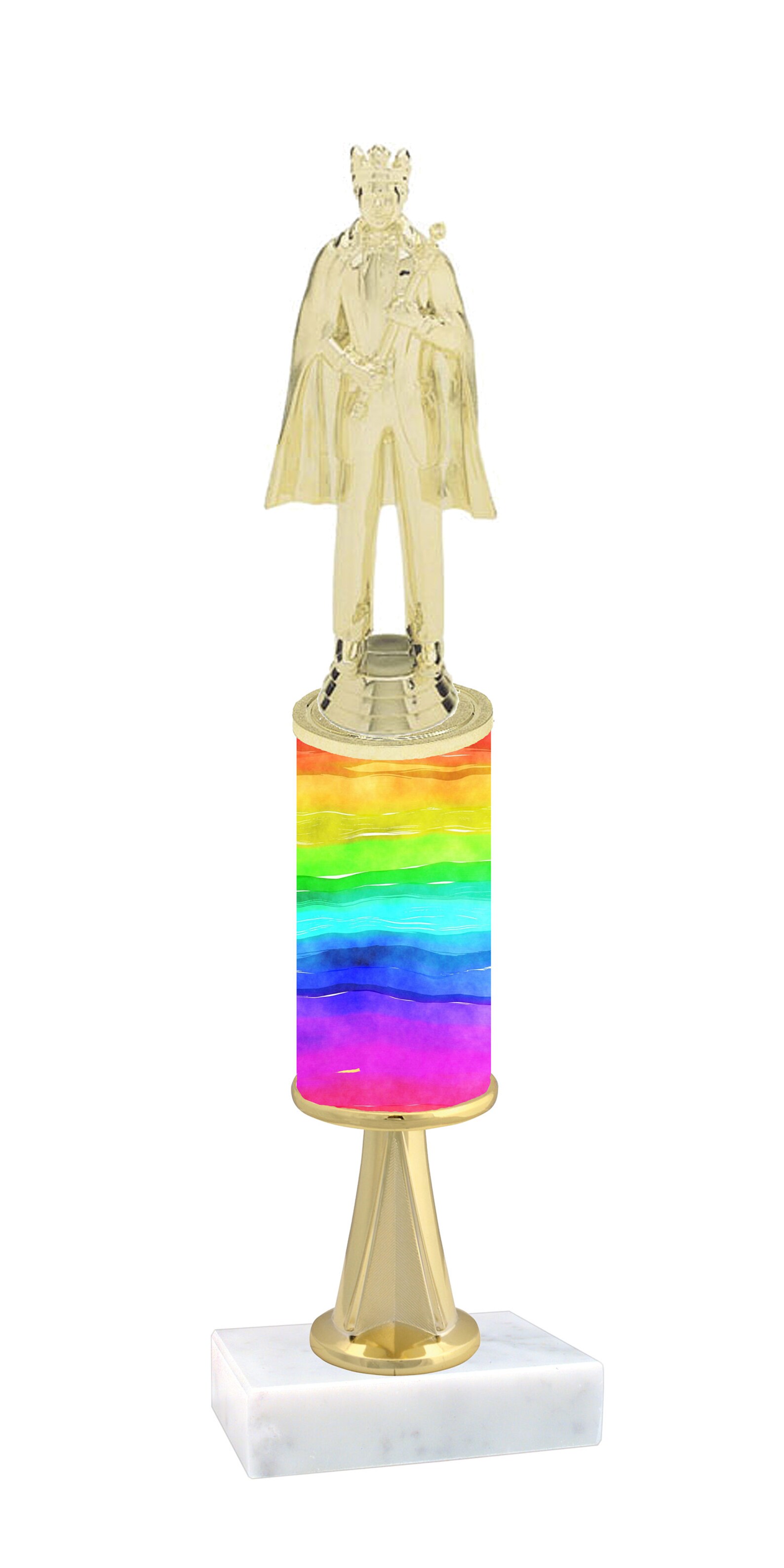Rainbow Theme Trophy With Choice of Figure. Numerous Trophy Heights ...