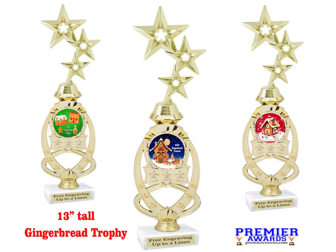 Gingerbread House Trophy. Great Trophy for Your Holiday Events ...