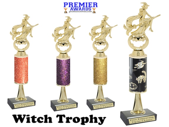 Witch Trophy. Great Trophy for Your Halloween or Fall Themed - Etsy