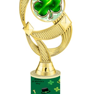 St. Patrick's Day Trophy. Great Award for Events, Pageants, Pub Crawls ...
