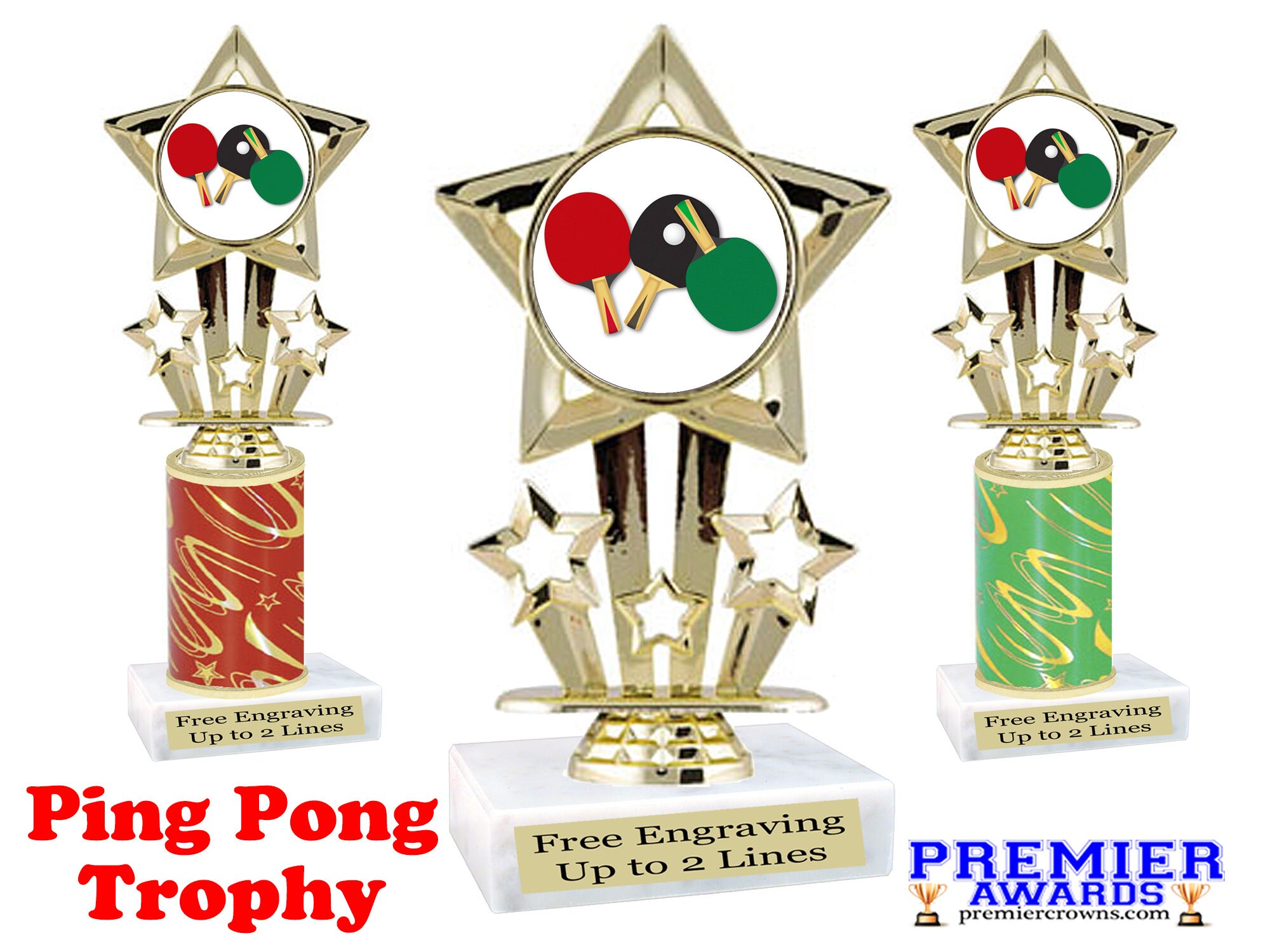 Ping Pong Trophy. Great Trophy for Your Summer Games, Bbqs, Parties ...