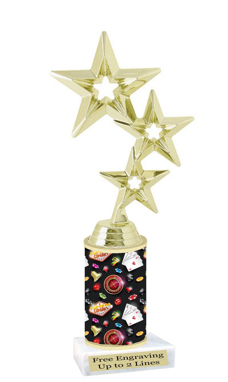 Casino Theme Trophy. Great Trophy for Your Next Family Game Night ...