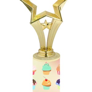 Cupcake Theme Trophy With Choice of Figure. Numerous Trophy Heights ...