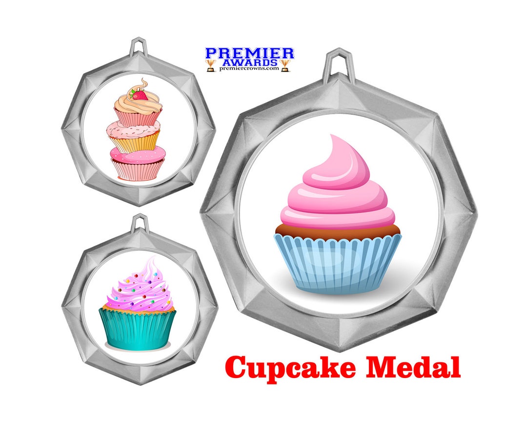 Cupcake Theme Medal. Choice of 9 Designs. Great for Your Cupcake Wars ...