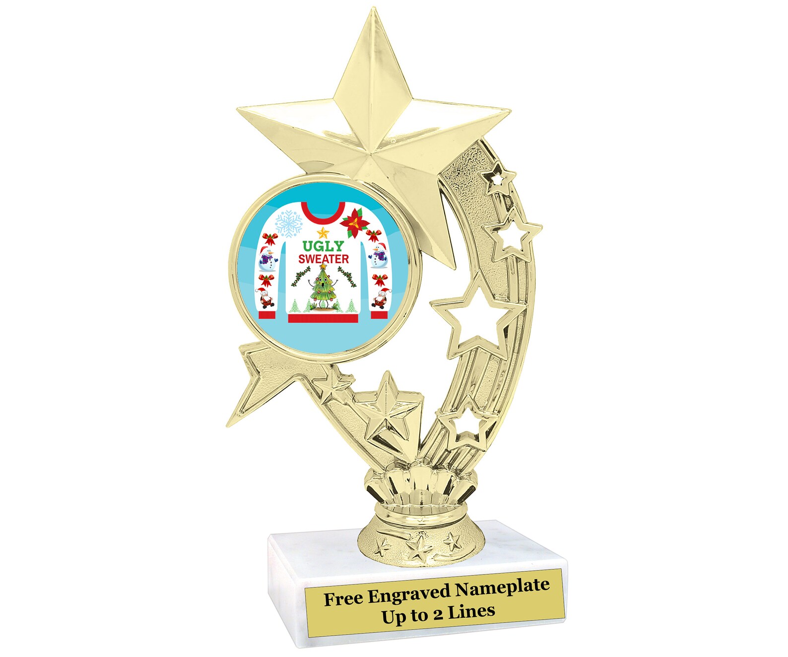 Ugly Sweater Themed Trophy. Great Trophy for You Holiday - Etsy