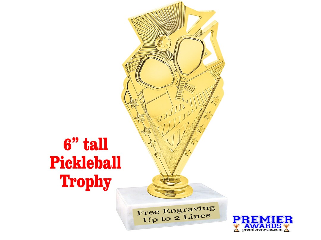Pickleball Trophy. Great Award for Sports Leagues, Recreational ...