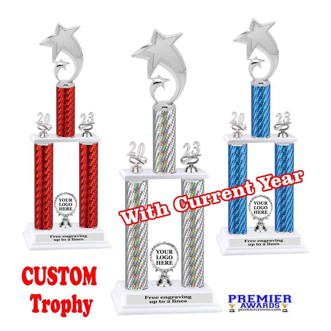 Custom 2-column Trophy. Available in 3 Trophy Heights & Choice of ...
