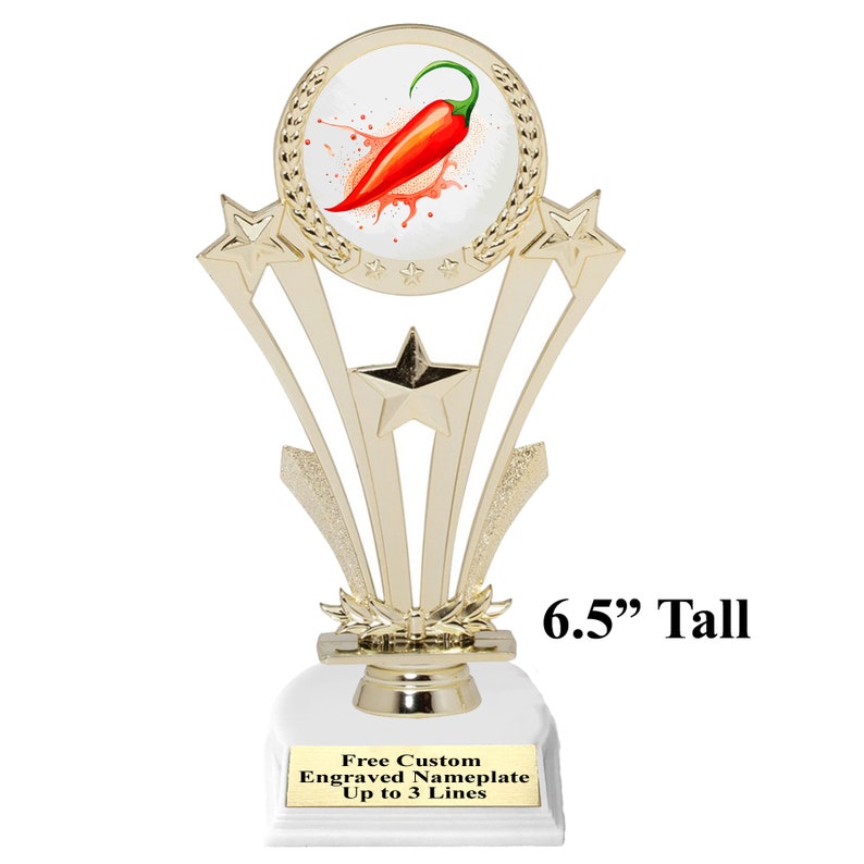 Chili - Salsa - BBQ Trophy. Choice of Artwork. Great Trophy for Cook ...