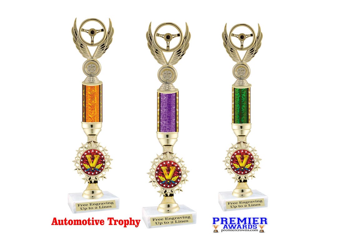 Automotive Theme Trophy. Great for Car Shows, Racing, Mechanics and the ...