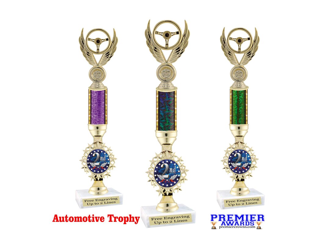 Automotive Theme Trophy. Great for Car Shows, Racing, Mechanics and the ...