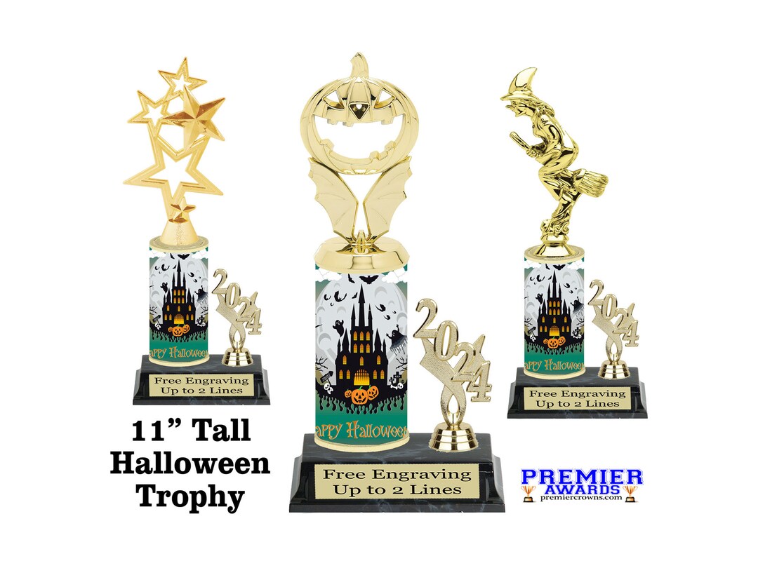 Halloween Theme Trophy for Your Costume Contests, Pumpkin Carving ...