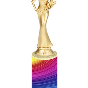 Rainbow Trophy. Great Trophy for Any Event, Competition, Party, Parade ...