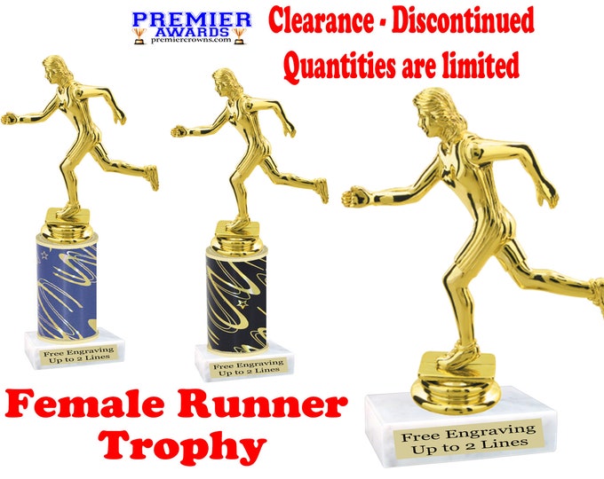 Clearance Female Runner Trophy. Quantities Limited. Great for - Etsy