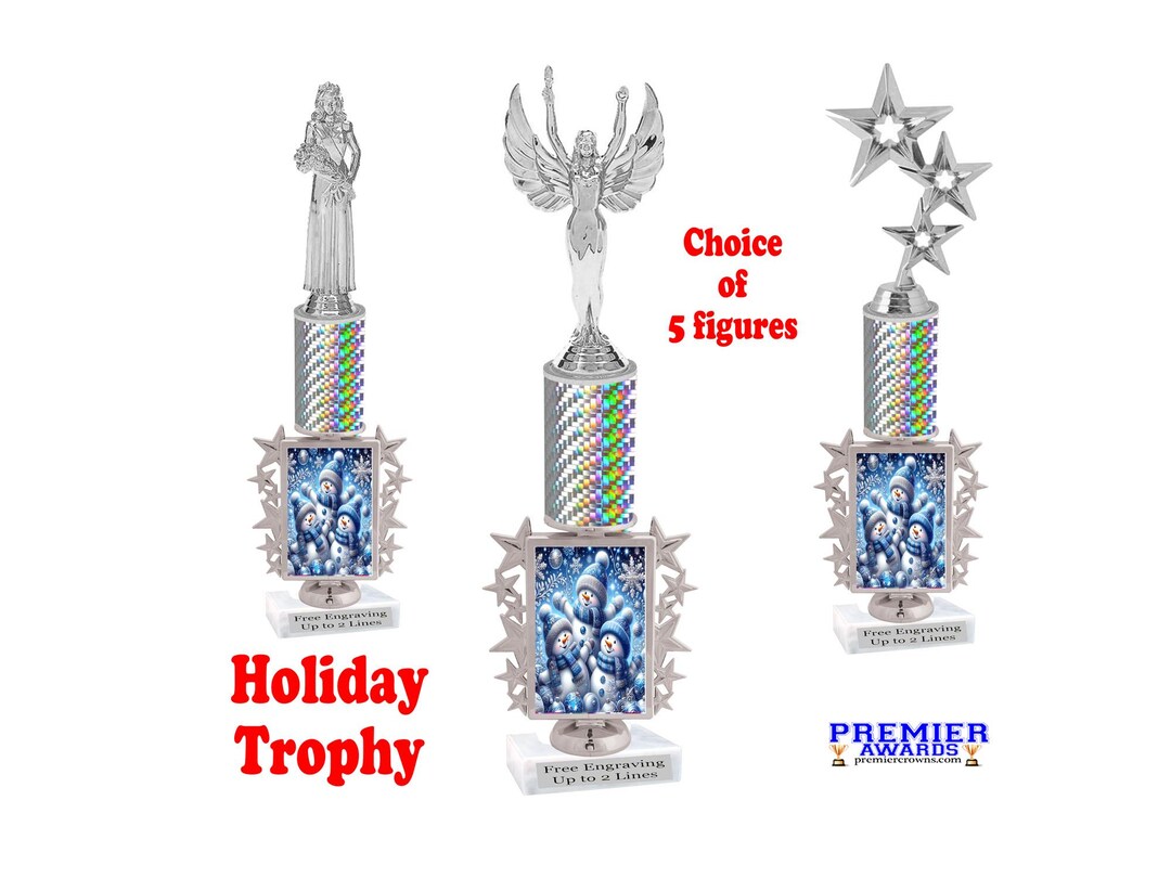 Holiday Trophy for Your Winter-holiday Events, Parties, Pageants and ...