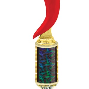 Red Chili Pepper Trophy With Choice of Column Color. Great for Your ...