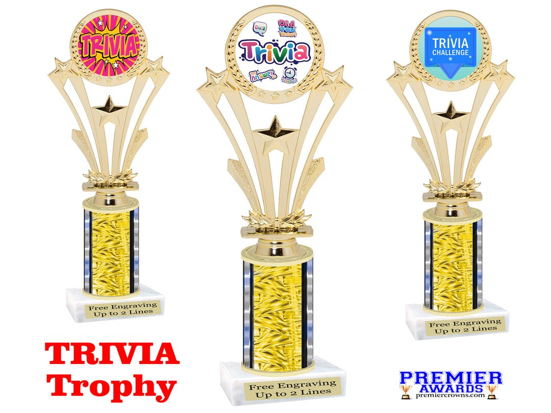 Trivia Trophy. Great Trophy for Your Next Family Game Night And/or ...
