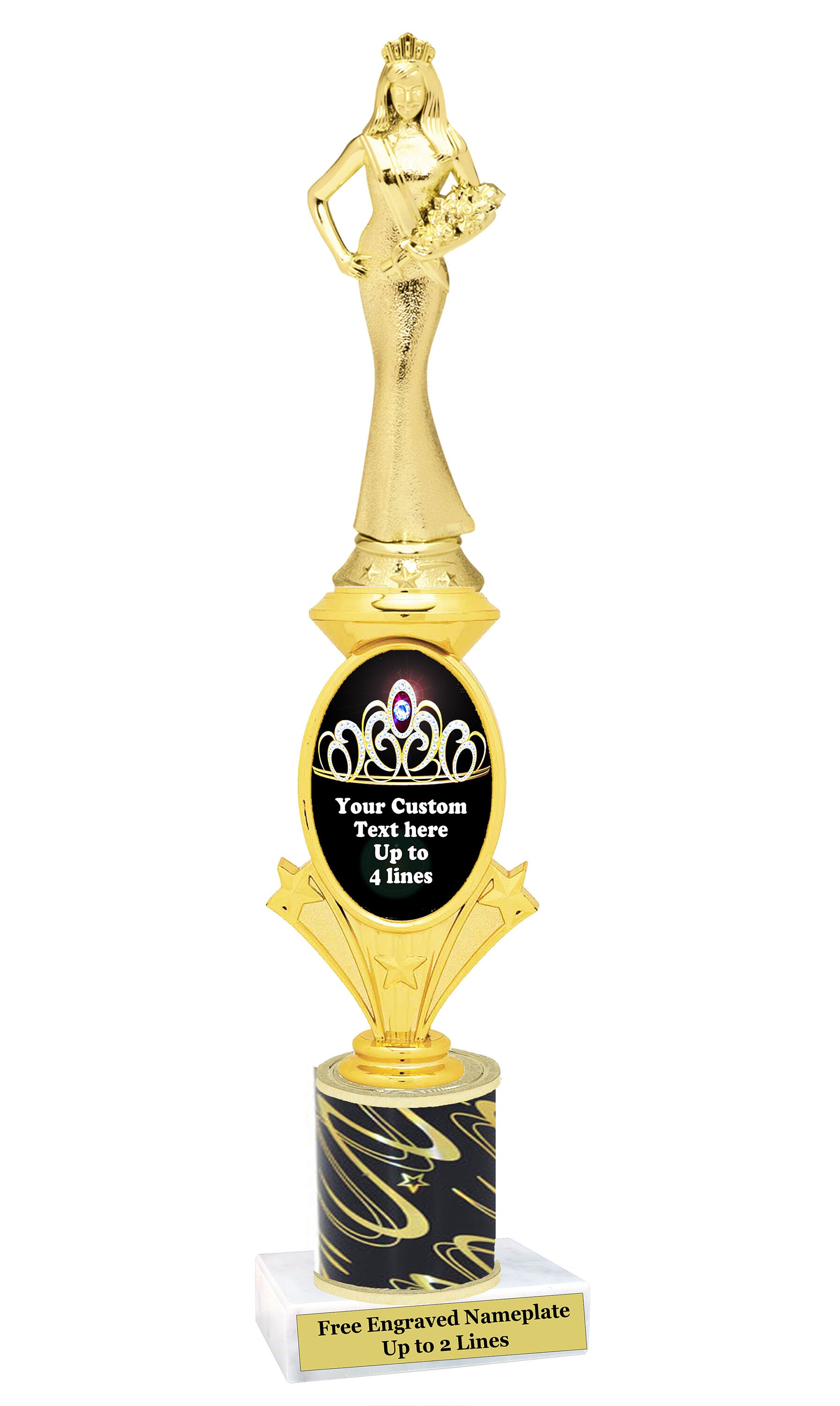 Queen Trophy. Customize Artwork Great for Pageants Recitals - Etsy