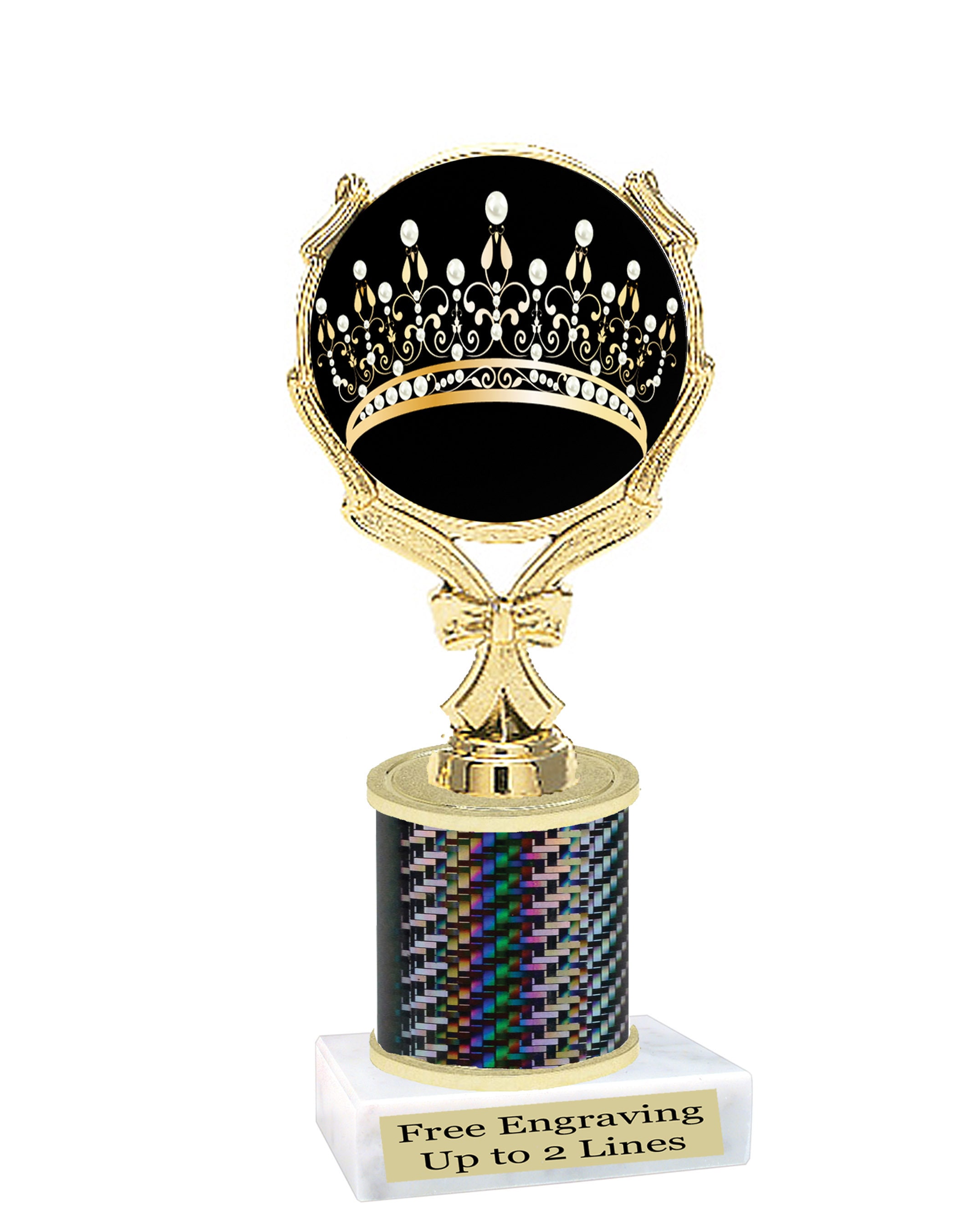 Crown theme Trophy. Cute trophy for any pageants contests | Etsy