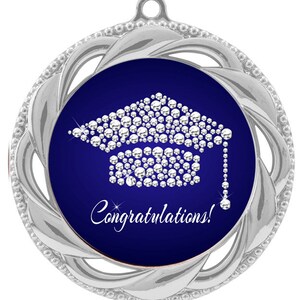 Graduation Theme Medal. Choice of 7 Designs. Includes Free Neck Ribbon ...