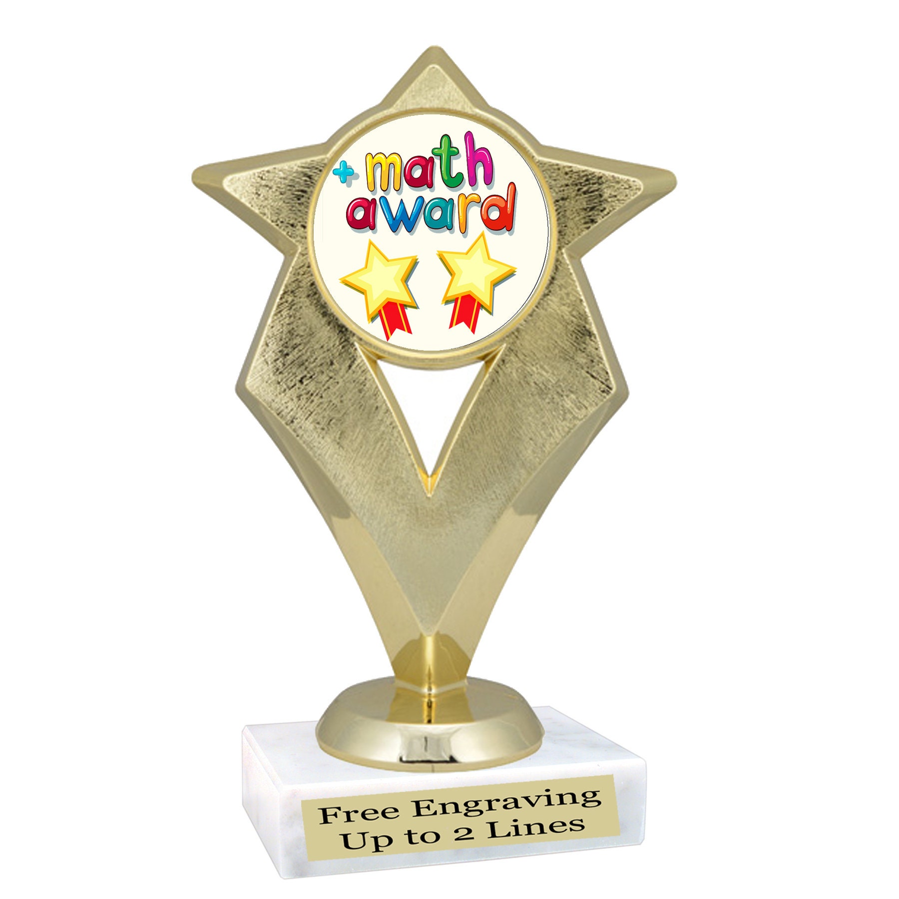 Math Theme Trophy. Great Award for Schools Contests - Etsy UK