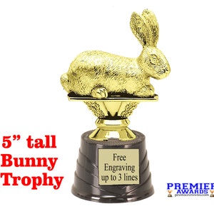 Easter Trophy. Bunny Trophy for Your Easter Themed Events, Pageants ...