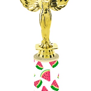 Watermelon Theme Trophy With Choice of Figure. Great for Your Eating ...