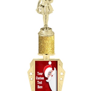 Santa Trophy. Great Trophy for Your Holiday Events, Pageants, Contests ...