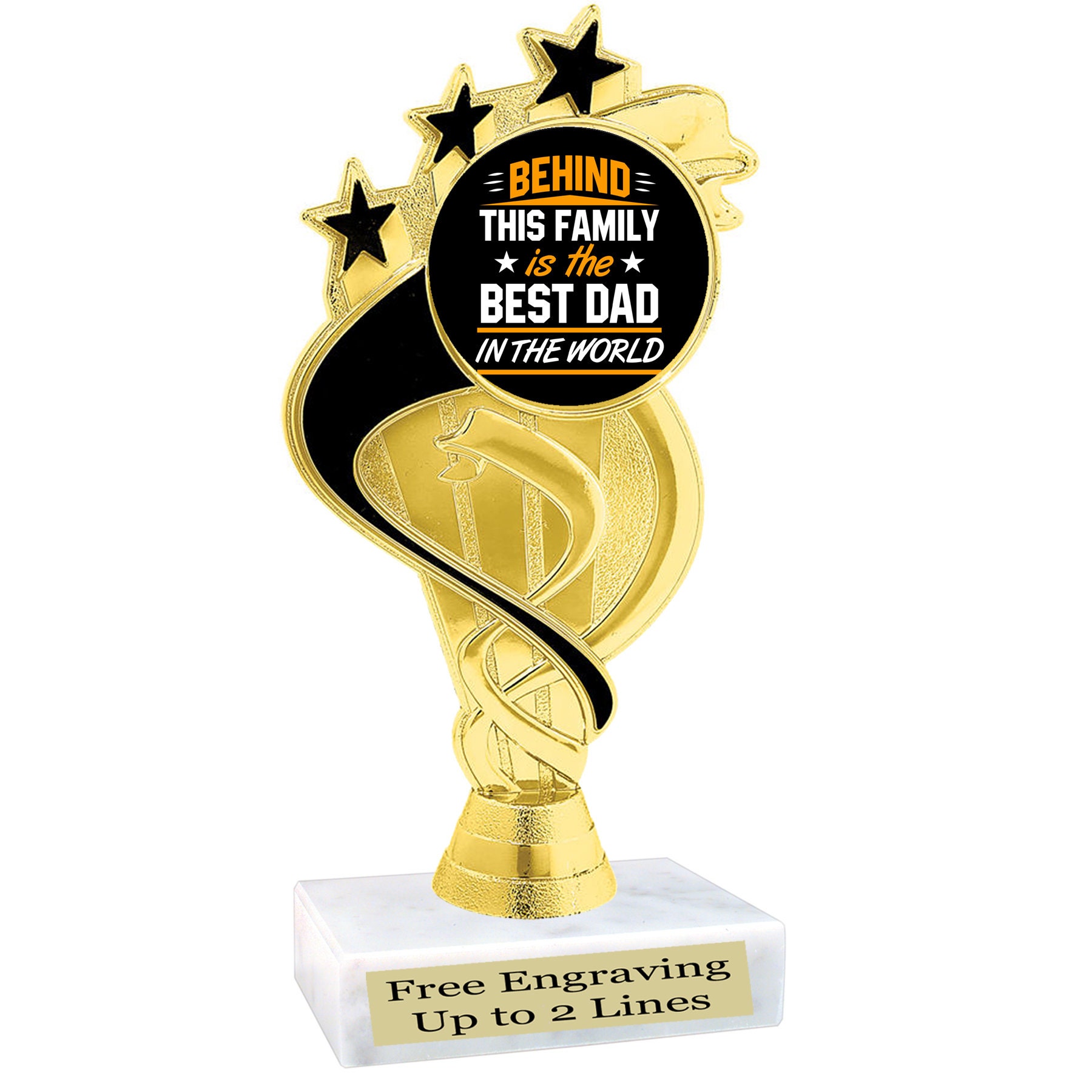 DAD Trophy. Great trophy for you to celebrate your Dad and | Etsy